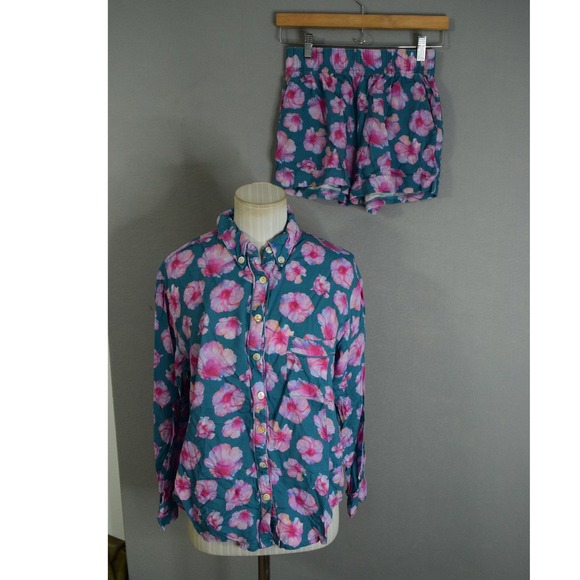 Yireh | Intimates & Sleepwear | Yireh Hauper Por Floral Print Button ...